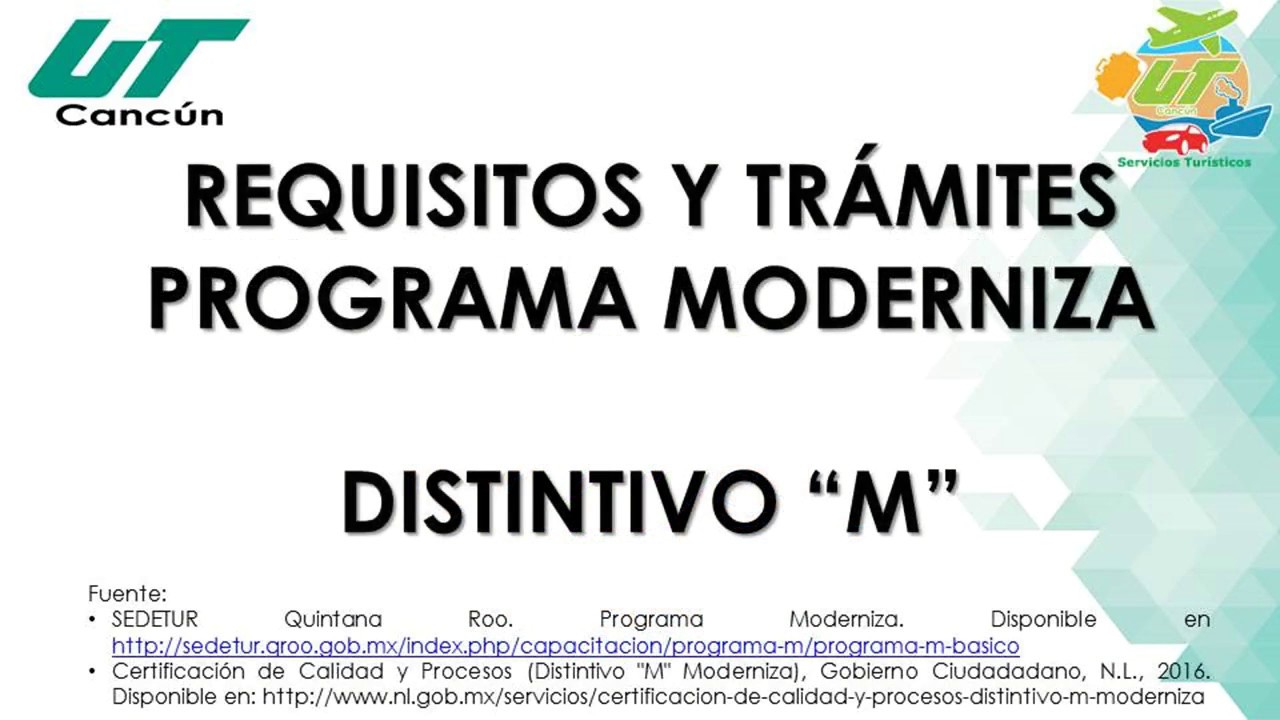 Requisitos y tramites del programa moderniza - YouTube