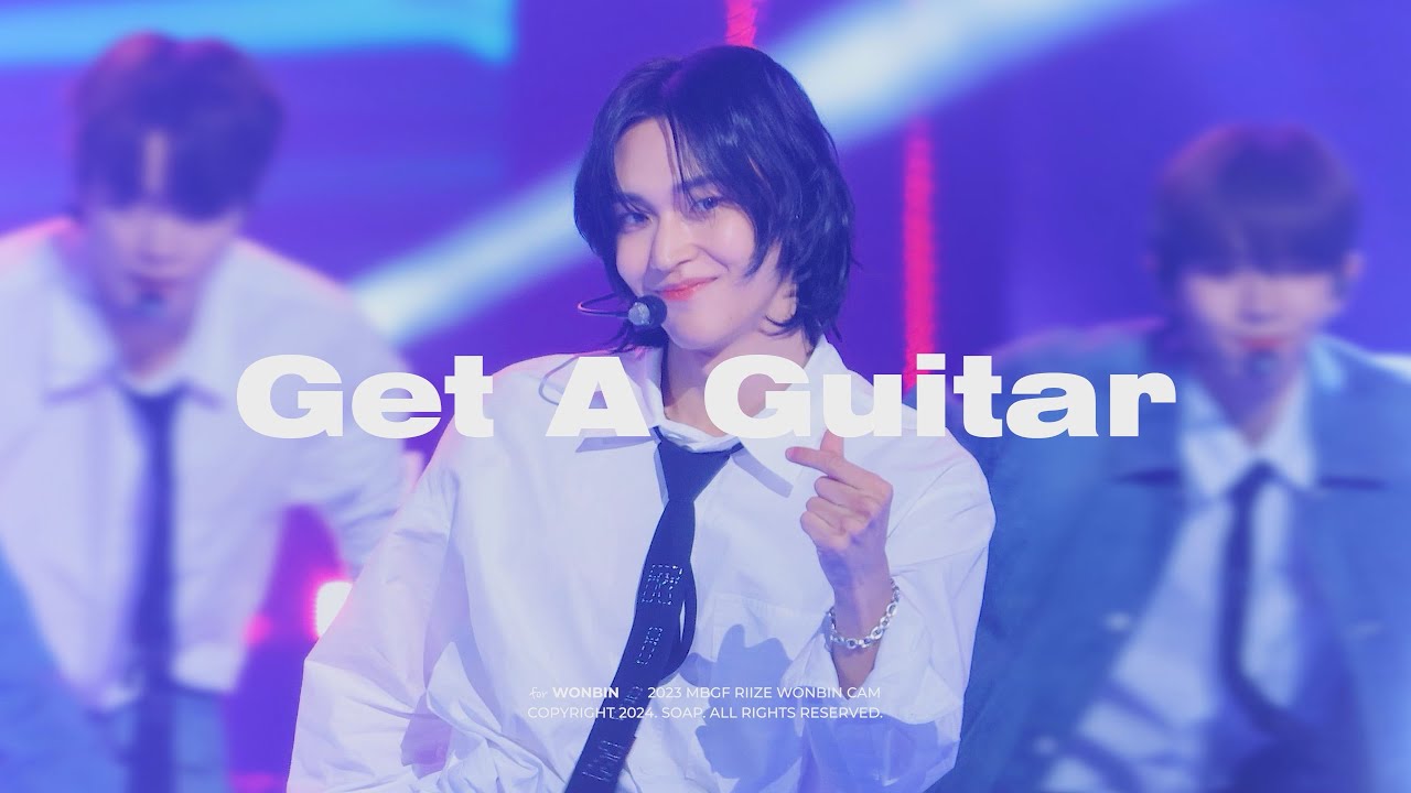 [4K] 231215 MBGF RIIZE WONBIN FOCUS FANCAM - Get A Guitar - YouTube