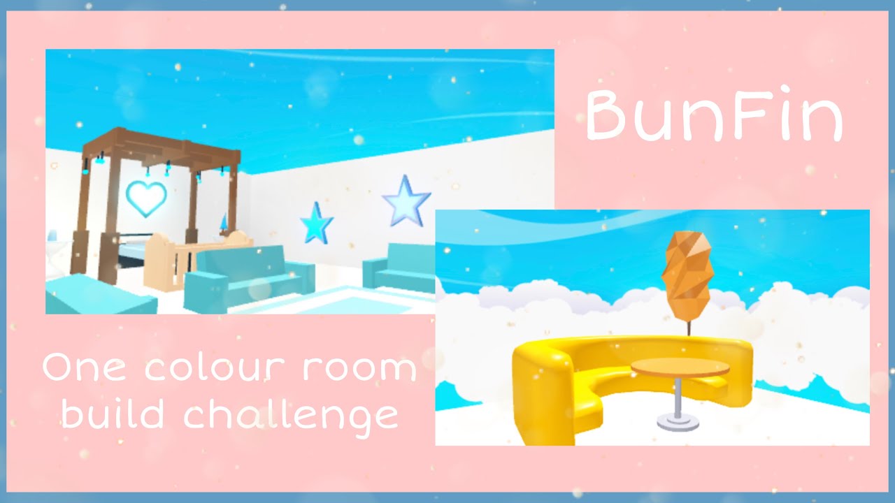 ONE COLOR BUILD CHALLENGE in Adopt Me Roblox - YouTube