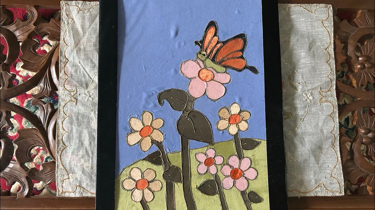 Membuat Kolase Flora dan Fauna dari Kain Perca - YouTube