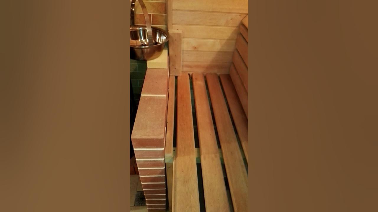 Парилка с раскладной (складной) полкай - YouTube
