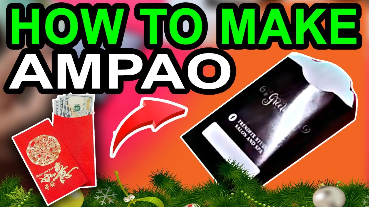 CUSTOMIZED MONEY ENVELOPED ( ANGPAO/AMPAO) free template #merryxmas # ...