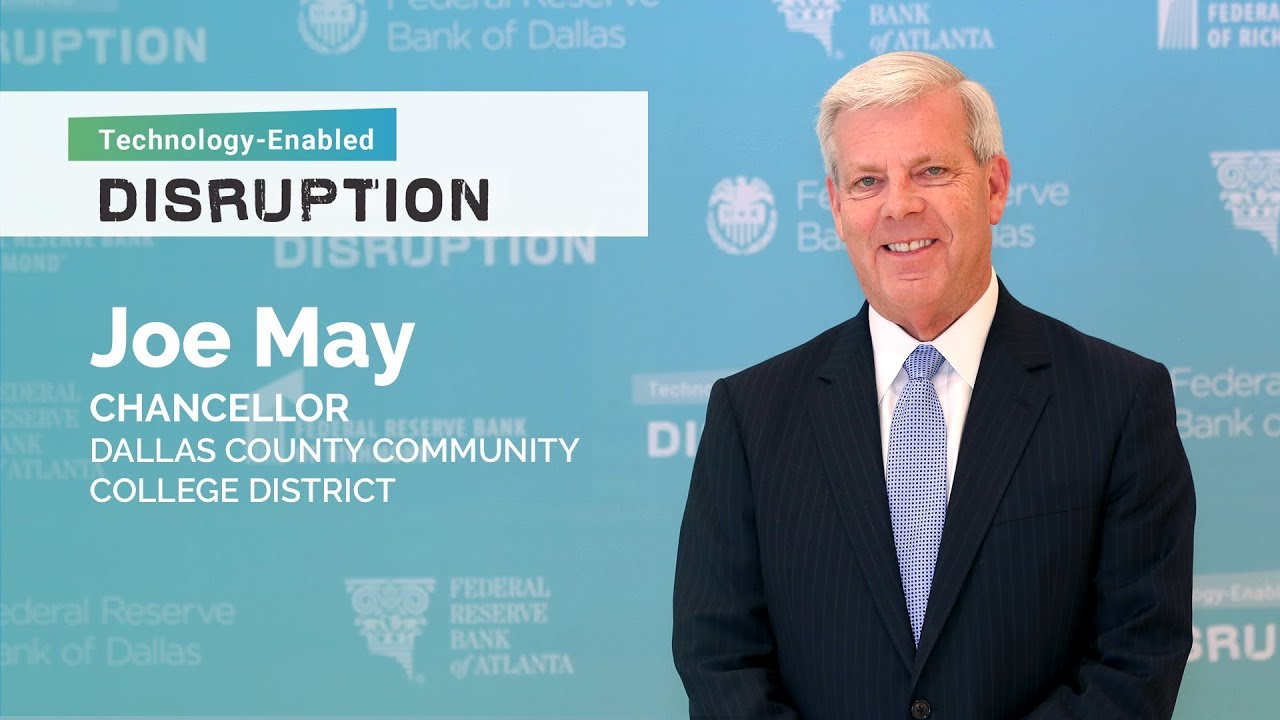 Technology-Enabled Disruption: DCCCD's Joe May - YouTube