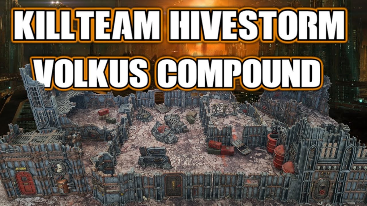 Volkus Compound! Terrain build and paint tutorial for Warhammer 40K ...