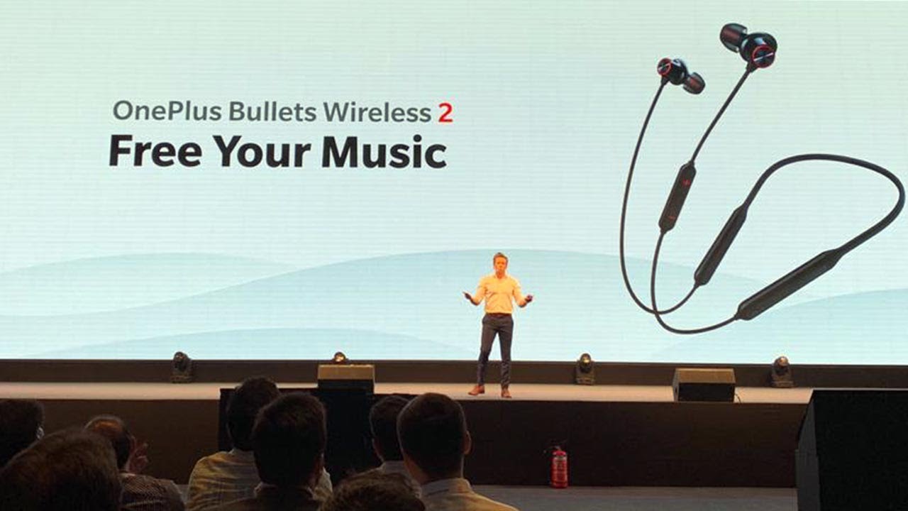 OnePlus Bullets Wireless 2 launched with warp charger - YouTube