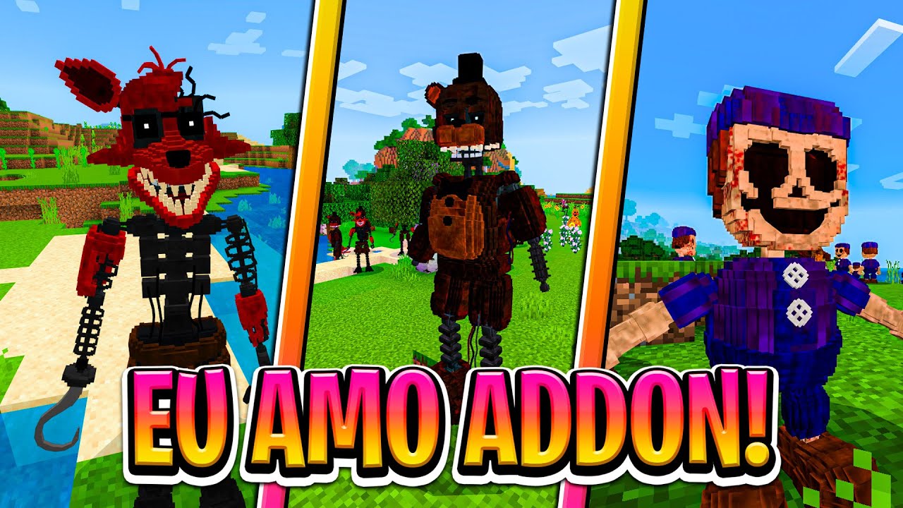 NOVA ADDON DE FNAF INCRÍVEL E MARAVILHOSA! - YouTube