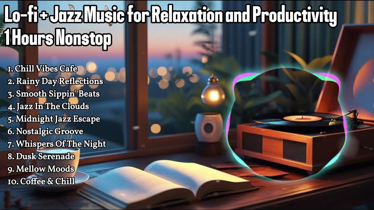Lo-fi + Jazz Music for Relaxation and Productivity – 1 Hours Nonstop - YouTube