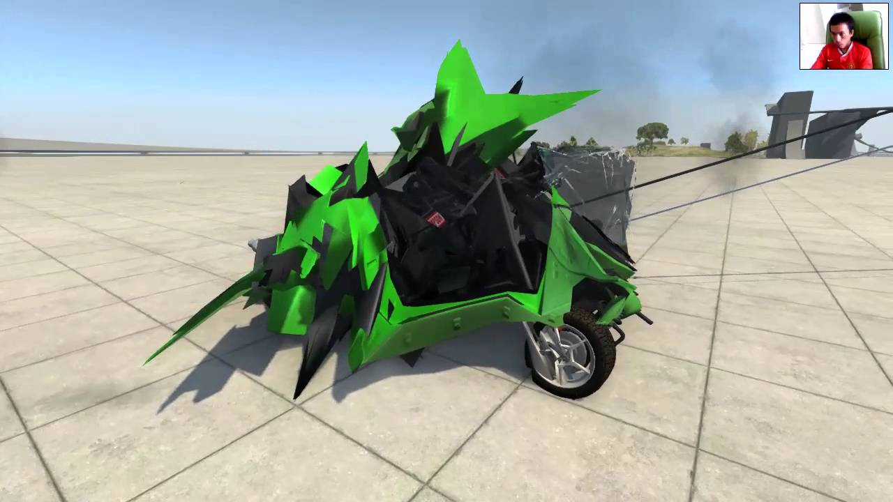 BeamNG Drive Alpha Ibishu Covet Tuner Crash Testing #69 HD NEW 2016 ...