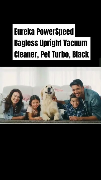 Eureka PowerSpeed Bagless Upright Vacuum Cleaner, Pet Turbo, Black ...