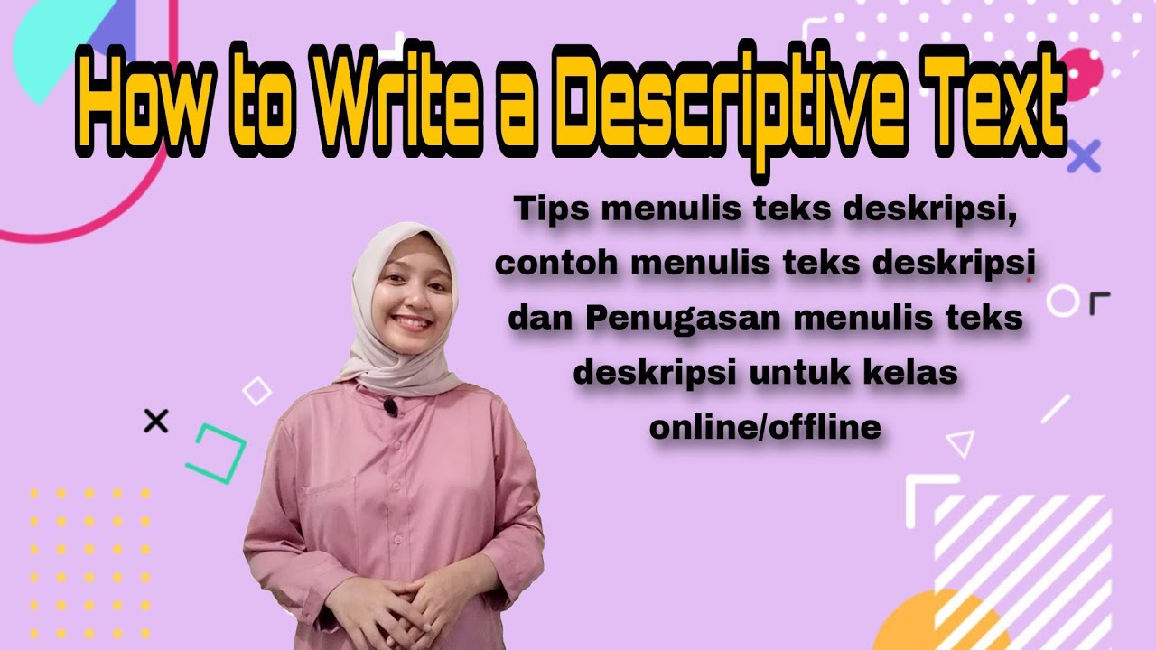 How to write a Descriptive Text - YouTube