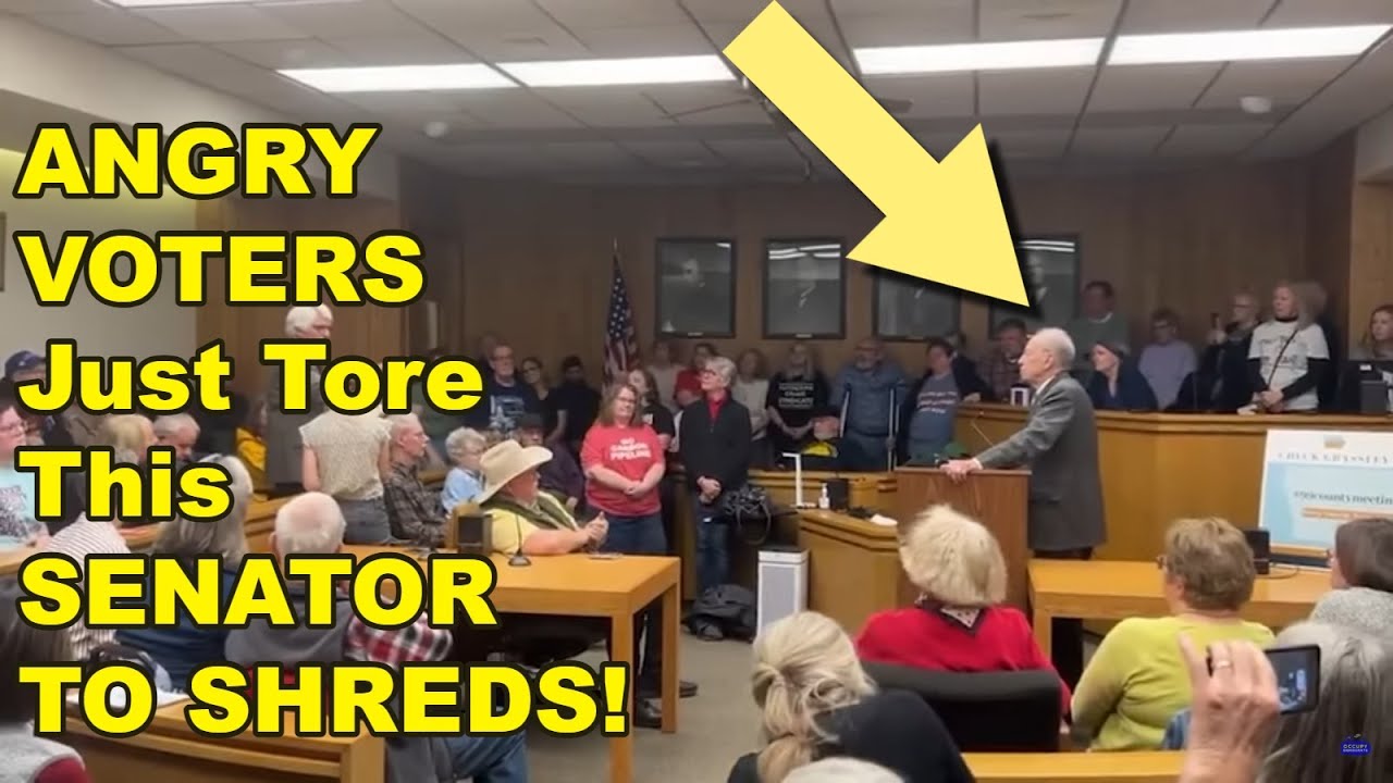 🚨WATCH: ANGRY VOTERS Just Tore This SENATOR to SHREDS - YouTube