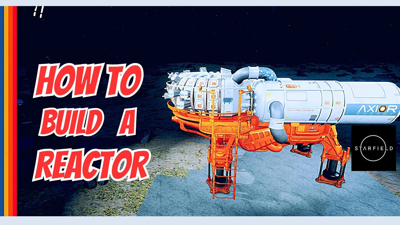 How To Build A Outpost Reactor Starfield - YouTube