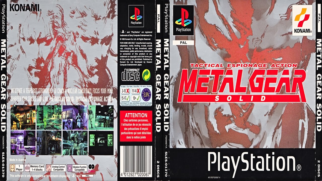 Metal Gear Solid - Full Play-through [PSX, PAL] (NORMAL) - YouTube