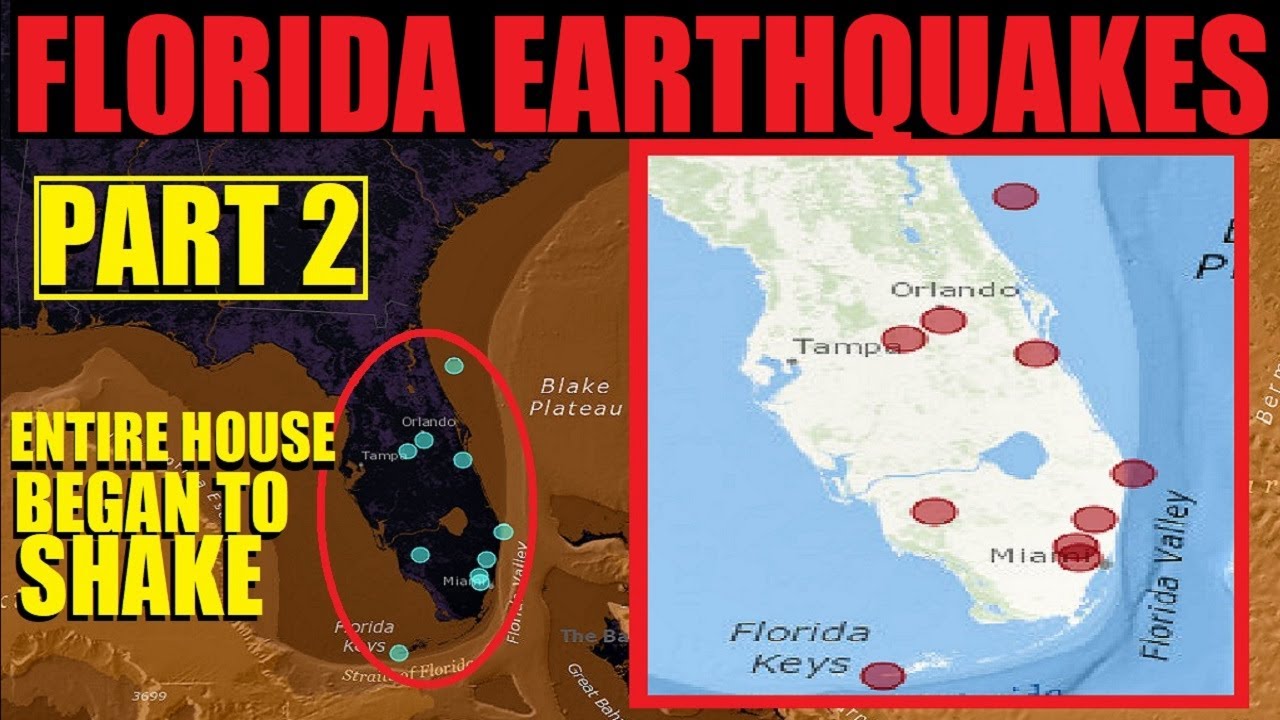 MORE Rare FLORIDA EARTHQUAKES Past 24 Hours. What is Going on?! - YouTube