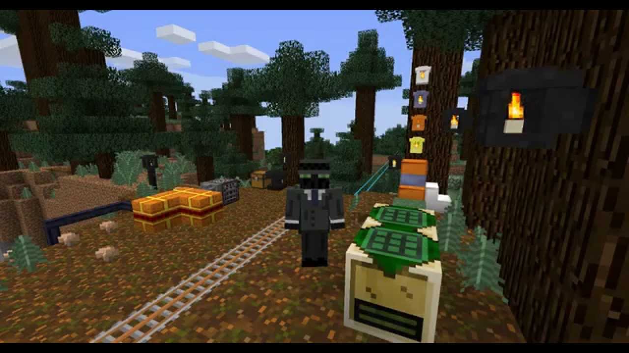 Railcraft - 9.4.0.0 - RF & Force Tracks - YouTube