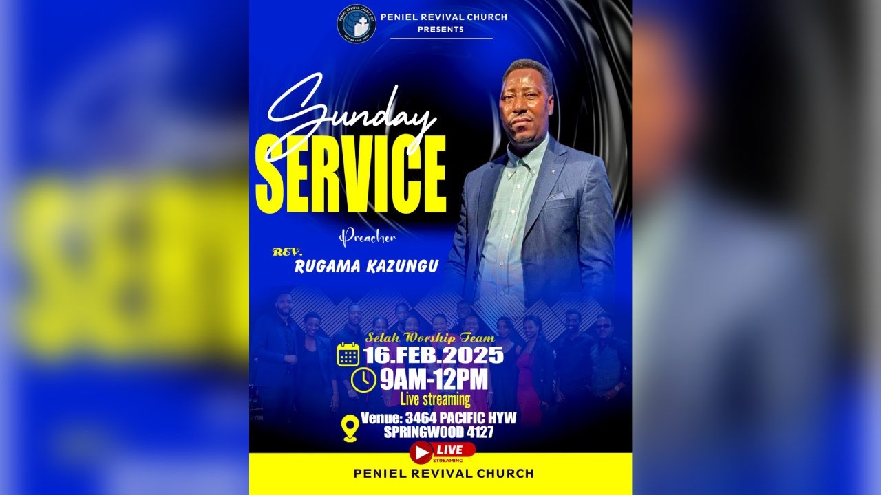 PENIEL REVIVAL CHURCH - SUNDAY SERVICE- WITH REV. RUGAMA KAZUNGU - 16 ...