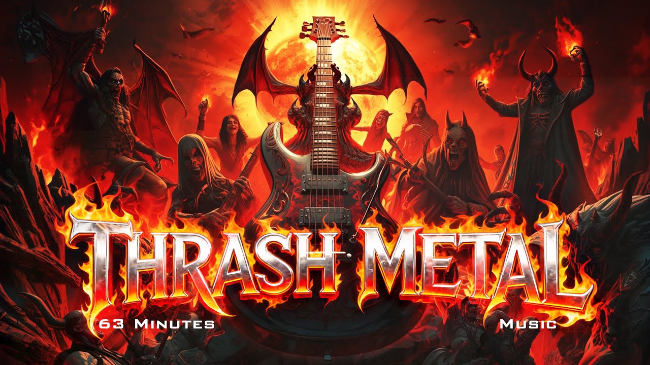 Thrash Metal Fury: 100% High-Speed, Aggressive Beats for Gym Rage ...