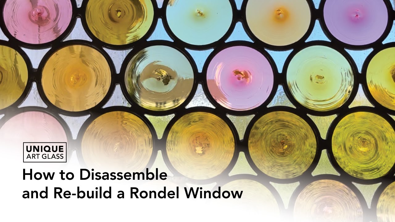 We Made a BIG Mistake! How to Rebuild a Custom Rondel Stained Glass ...