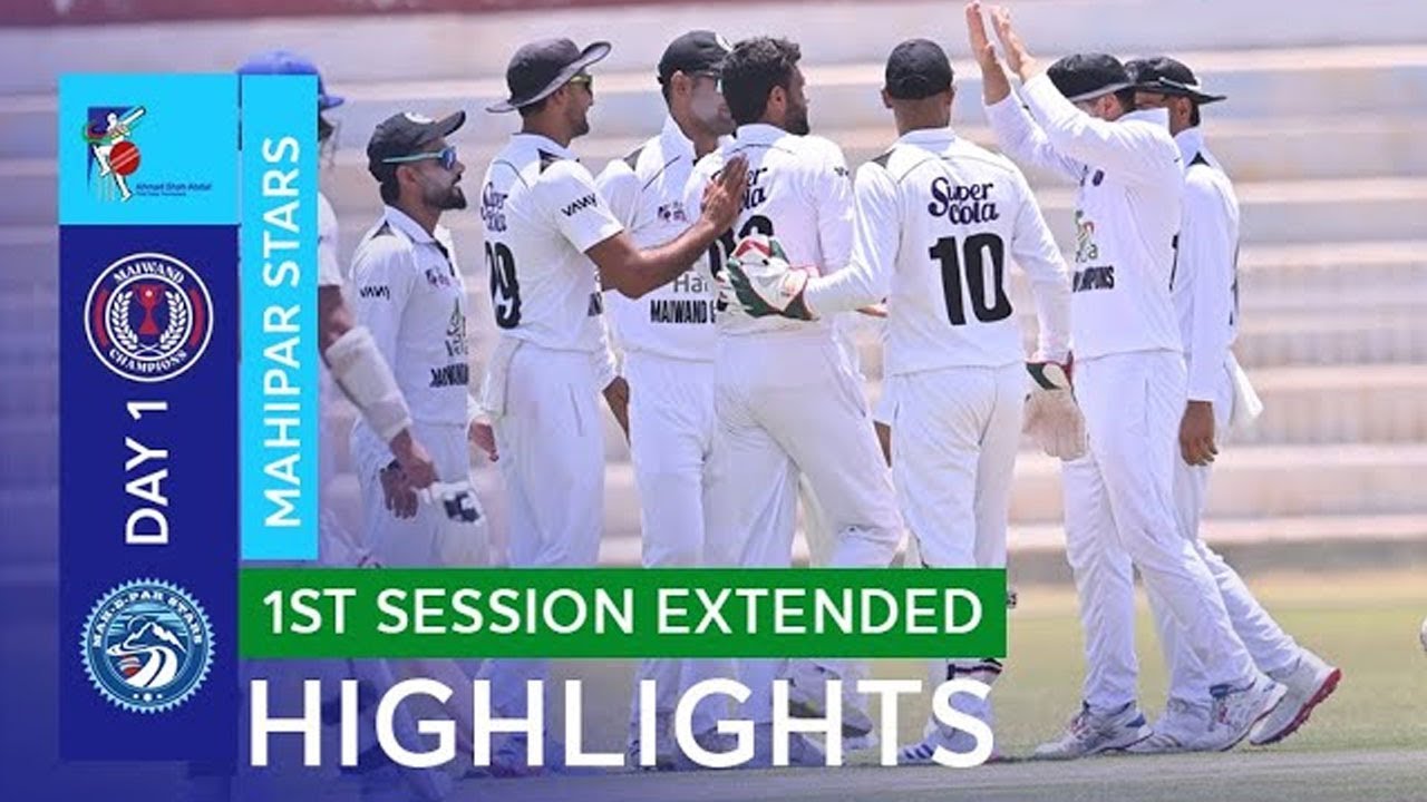Mahipar Stars vs Maiwand Champions | Final | 1 Day | 1st Session ...