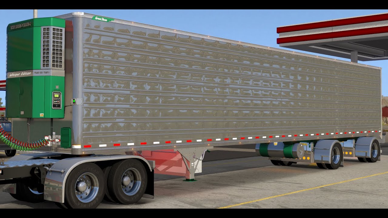 American Truck Simulator: B4RT Modding Great Dane Everest refrigerated ...