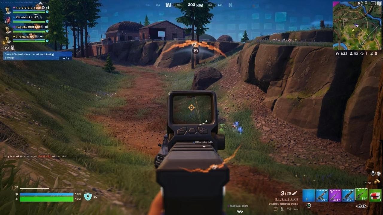 Fortnite Moving Target Headshot - YouTube