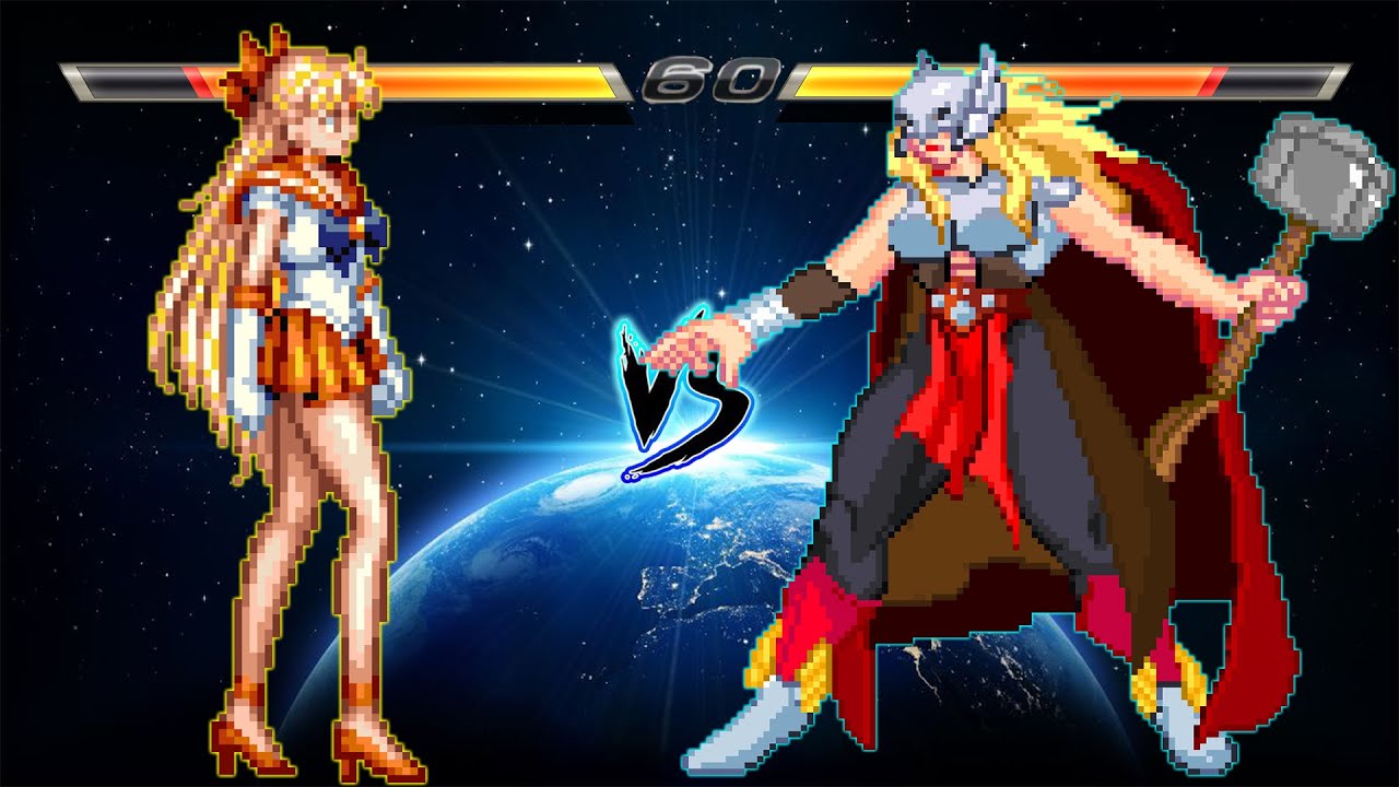 🔴(NEW)SAILOR VENUS VS MIGHTY THOR IN JUMP FORCE MUGEN - YouTube