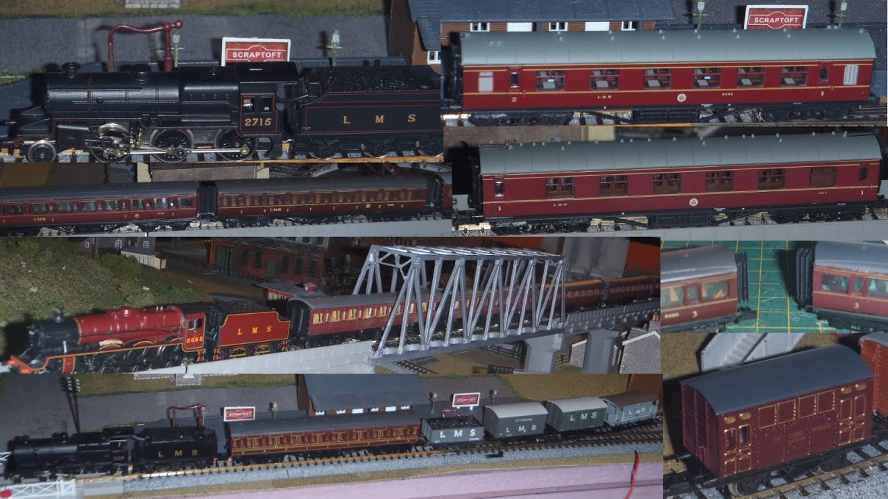 N Gauge 40, New LMS Rolling Stock - YouTube