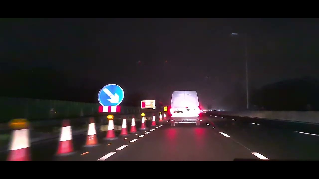 Driving on M4, M25 Motorway 🛣 Wednesday Evening - YouTube