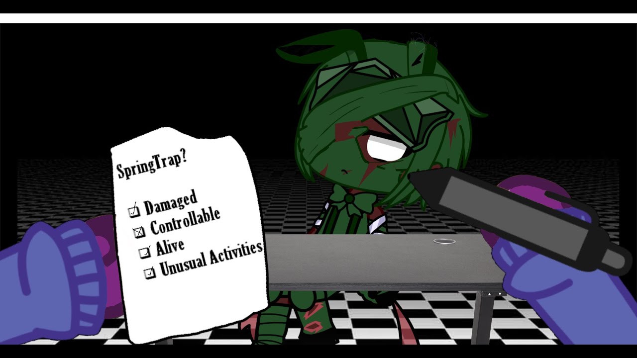 Springtrap / William Afton's Interview| FNAF 6 Gacha Club - YouTube
