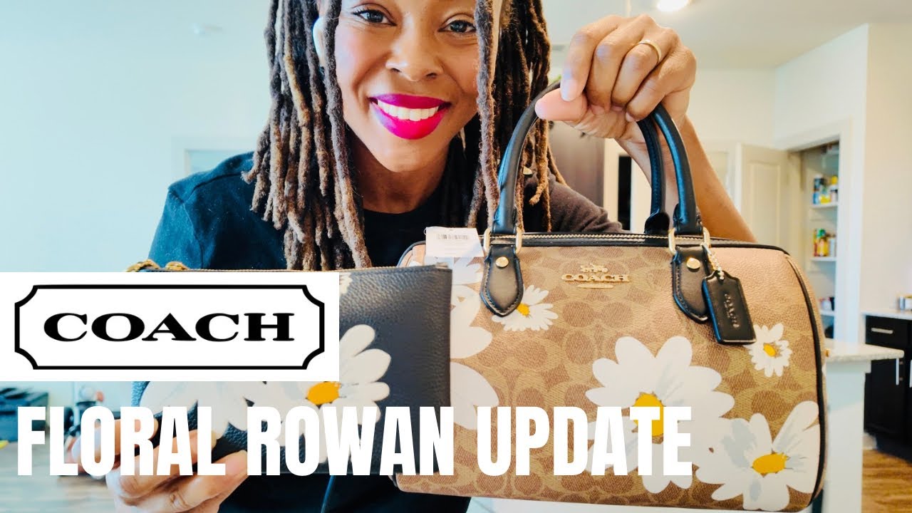 COACH FLORAL ROWAN | UPDATE , BAG CHARMS AND CHAINS 🤔 - YouTube