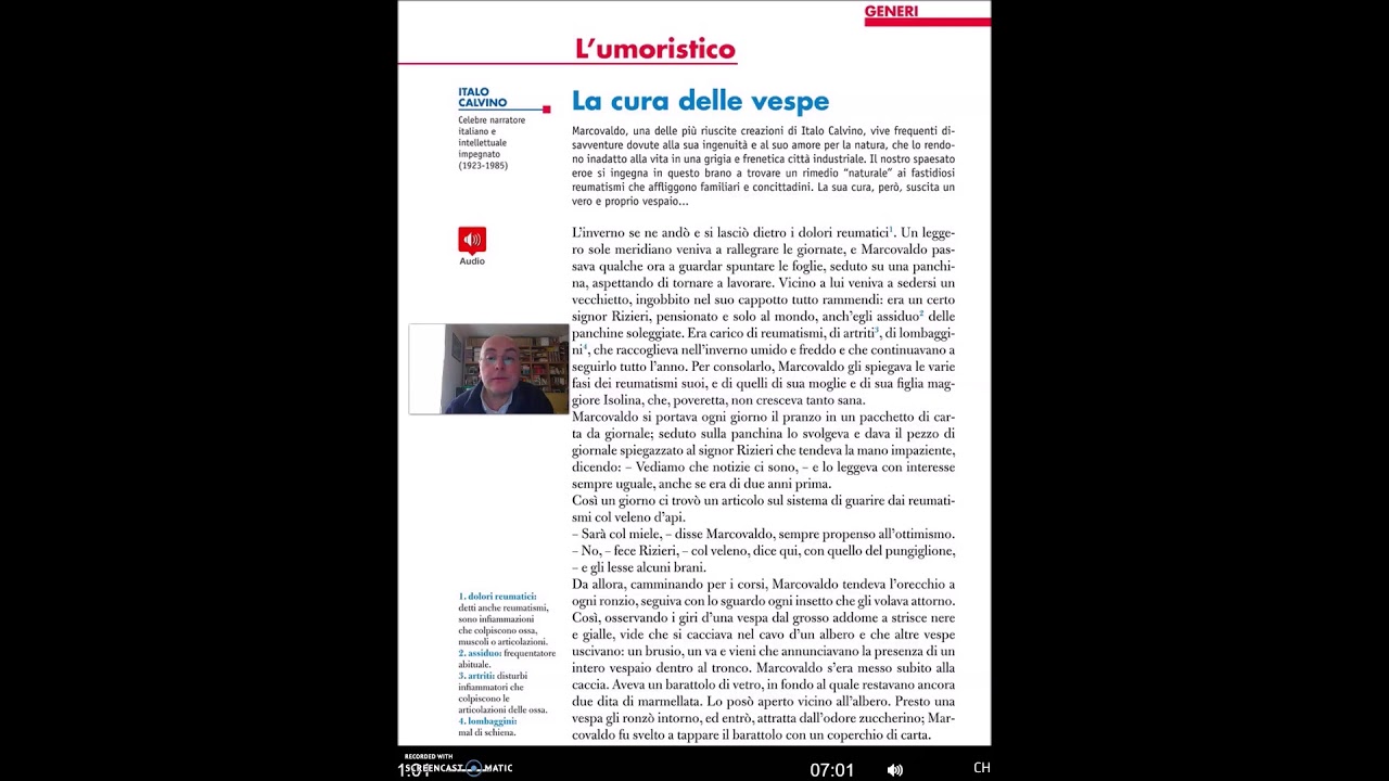 Italiano - Antologia: il genere comico umoristico - 5 - YouTube