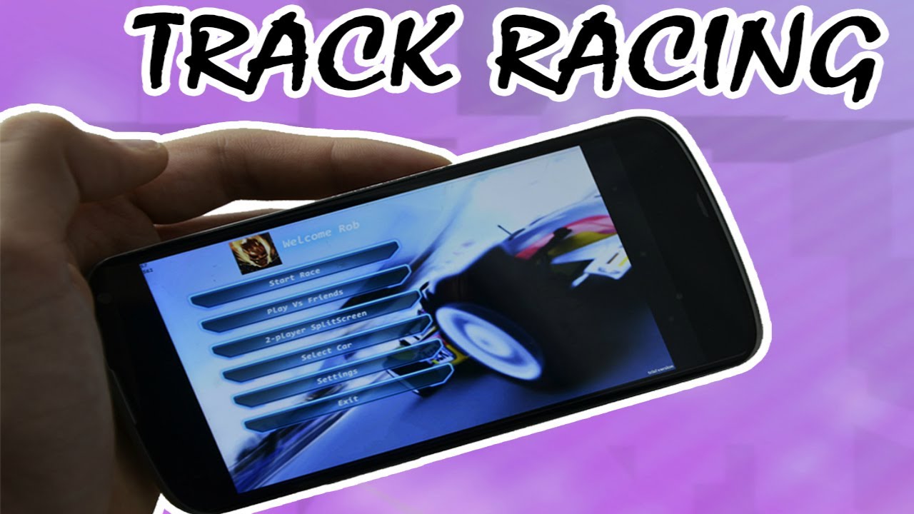Track Racing App Review (Android) - YouTube