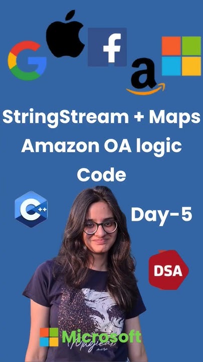 Day-5 of 30 days logic building series. Important interview logic of map and stringstream(code ...