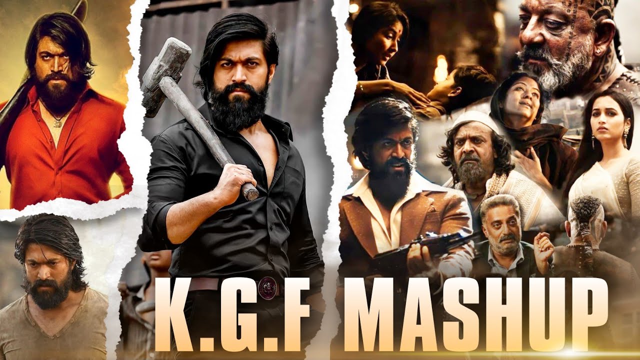 KGF 1 And 2 Movie Mashup - YouTube
