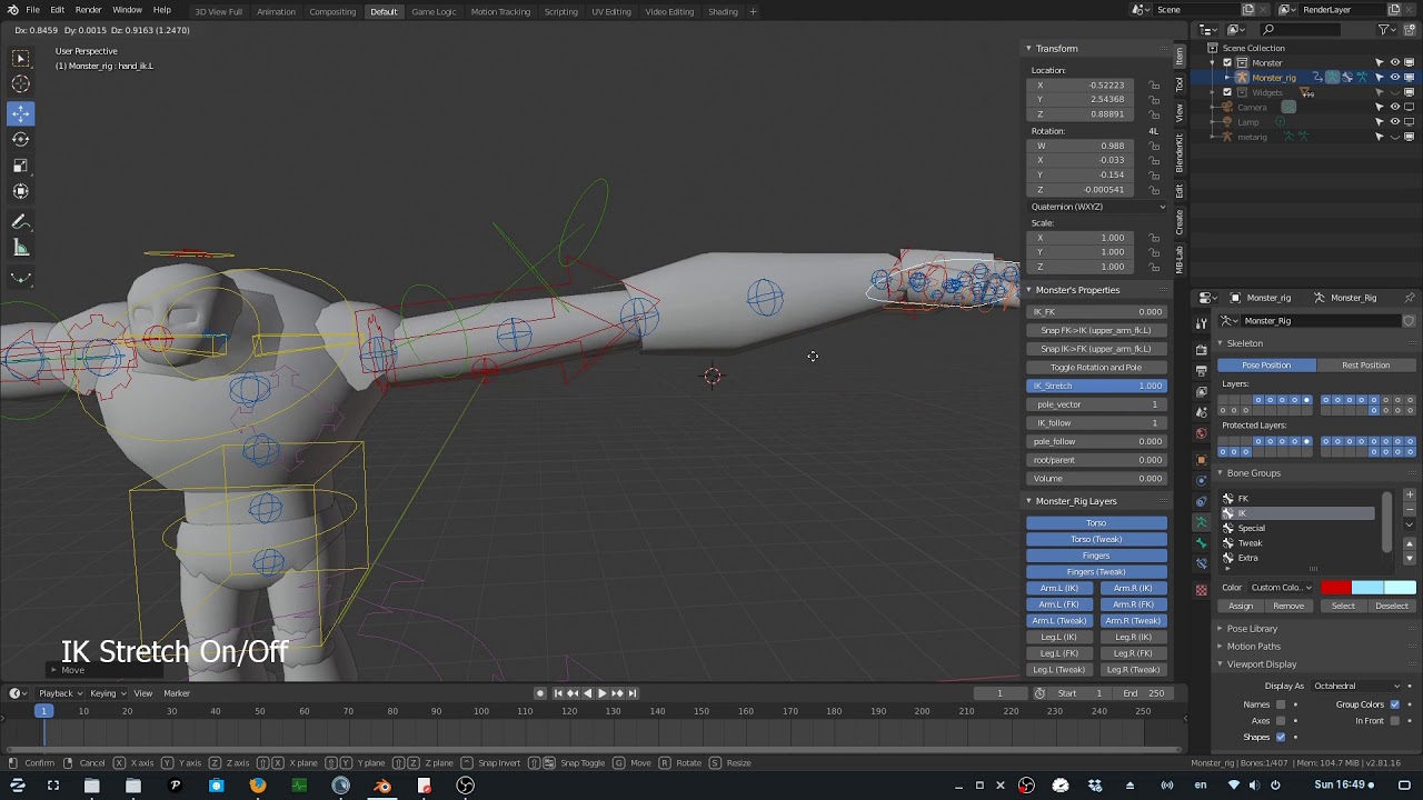 Monster Rig - Full (Blender) - YouTube