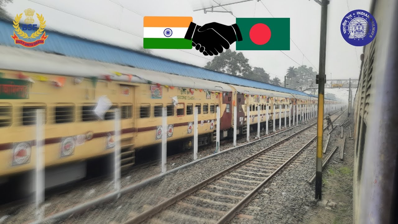 URS SPECIAL TRAIN IN GEDE INTERNATIONAL RAILWAY STATION || MIDNAPORE TO ...