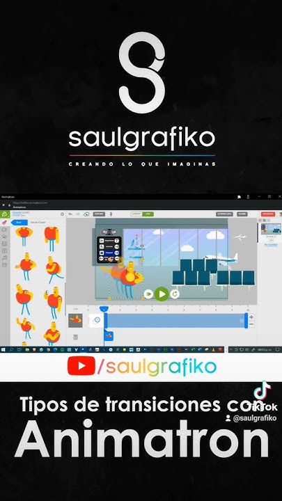 Tipos de transiciones con animatron - YouTube