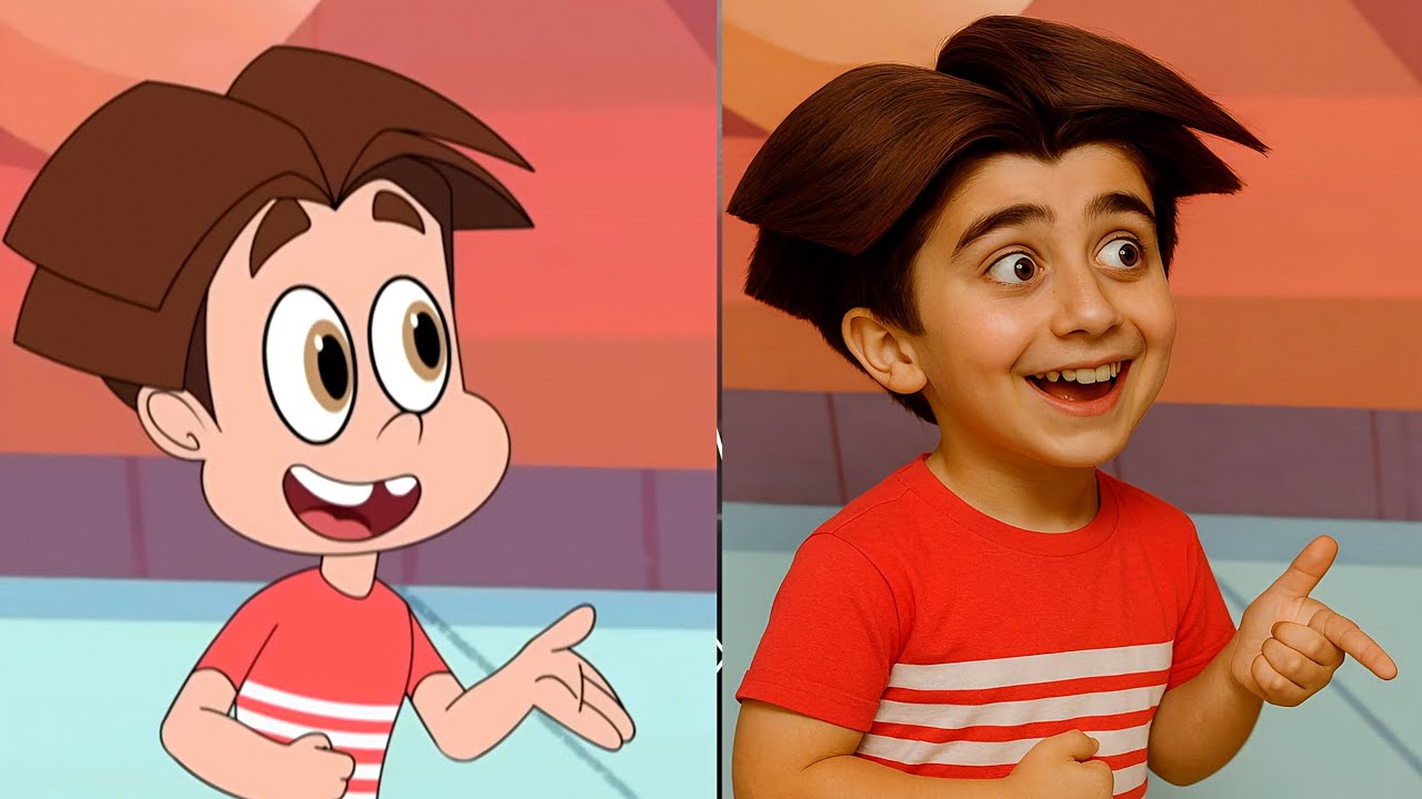 Titoo cartoon characters in Real life version. - YouTube