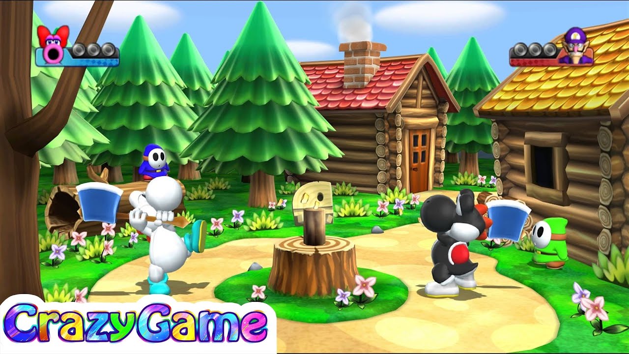 Mario Party 9 Step It Up #109 (Black & White Yoshi Party) - YouTube