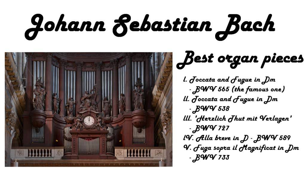 J. S. Bach - Best organ pieces in 432 Hz tuning (Toccata & Fugue in Dm ...