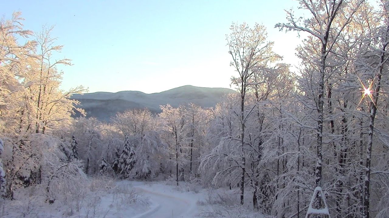 Winter Sunrise; Ripton, Vermont; B-Roll - YouTube