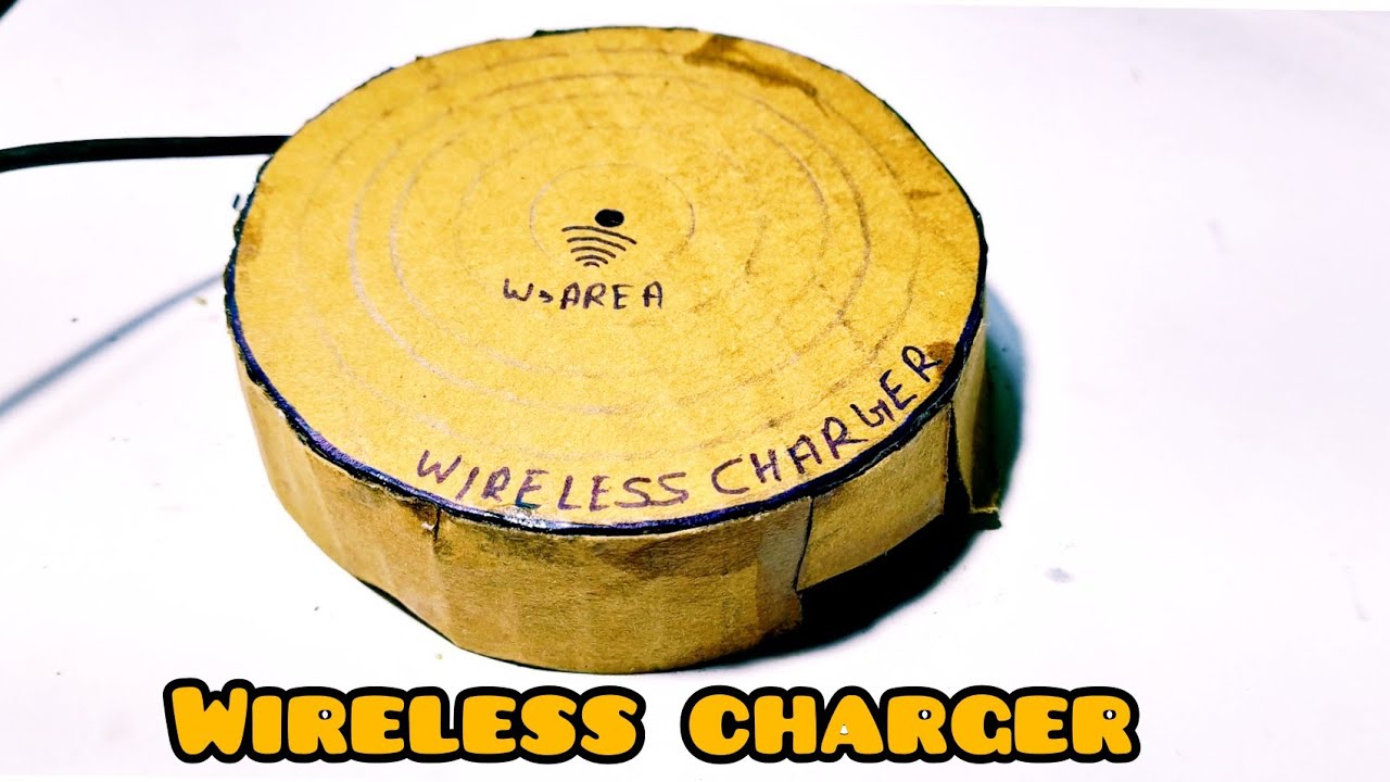 Homemade wireless charger for any smartphone from cardboard - YouTube