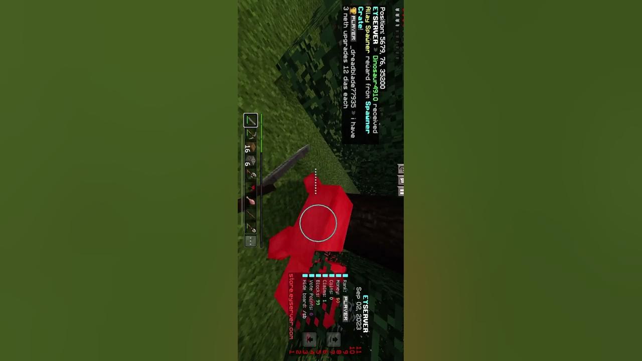 Minecraft EYStreem server and Roblox - YouTube