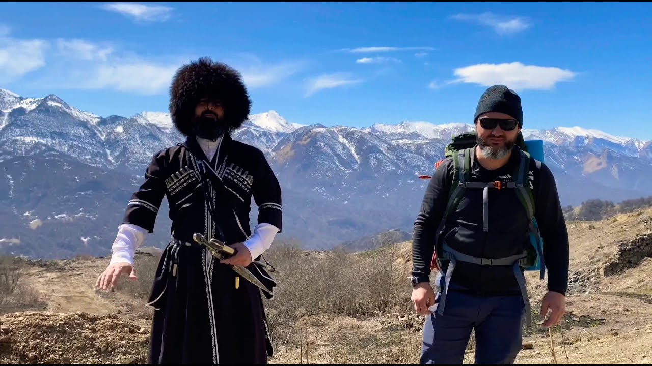 Chechen Republic ( Nohchi ) mountains, stone grottes , caves . 27.03. ...