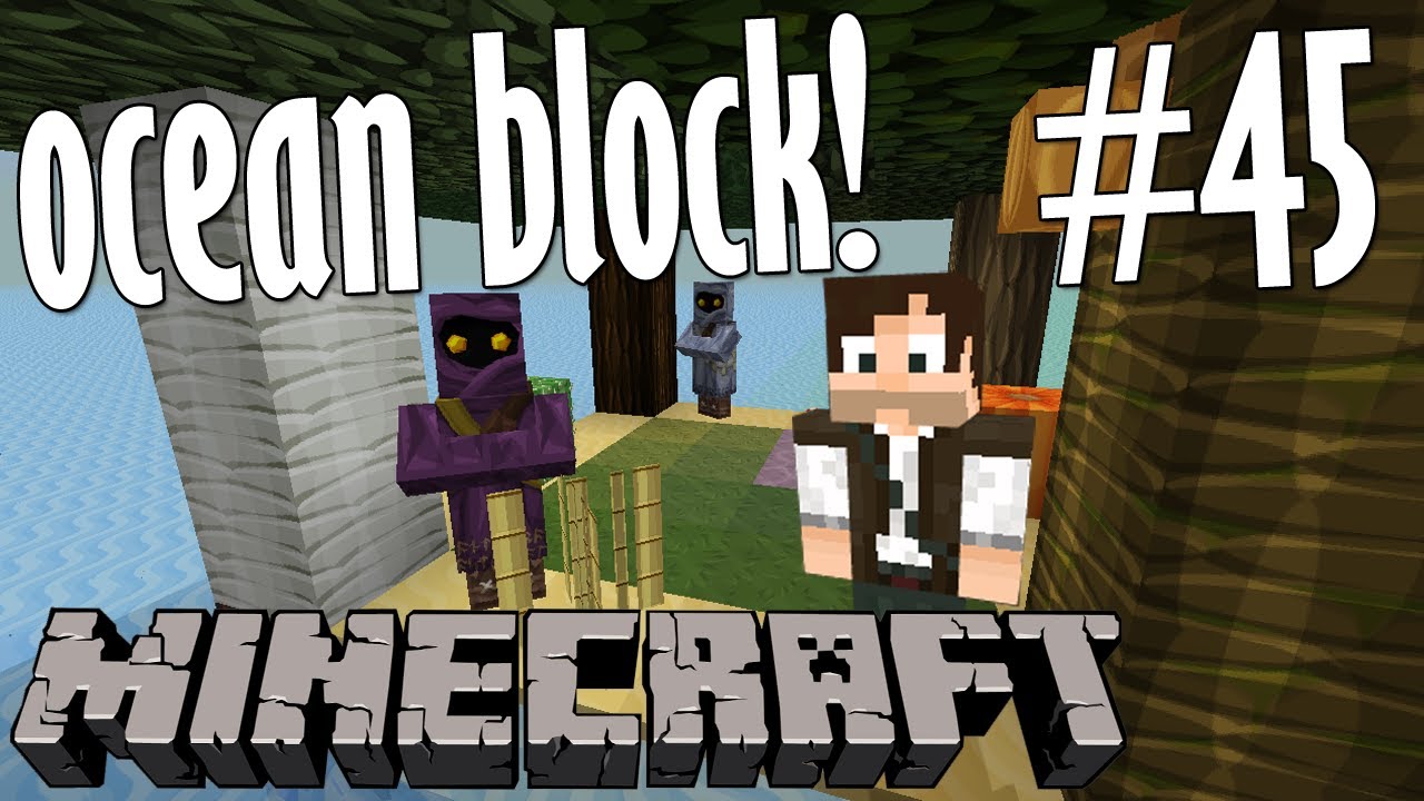 MINECRAFT: OCEAN BLOCK - Slappy! [Ep 45 Let's Play] - YouTube