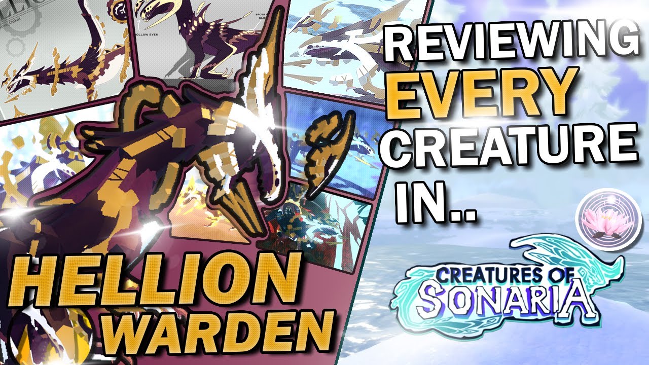 REVIEWING Hellion Warden in Creatures of Sonaria!! - YouTube