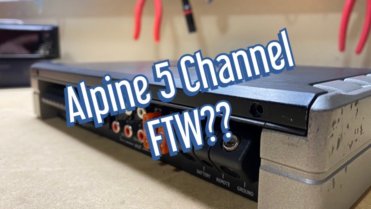 5 Channel Testing Time! Alpine PDR-V75 Amp Review - YouTube