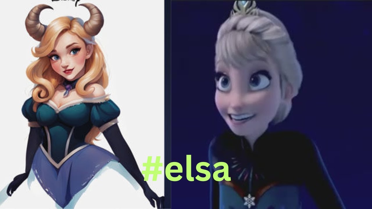 frozen 2 funny Drawing memes elsa Try not To laugh 😂#elsa #live2dau ...