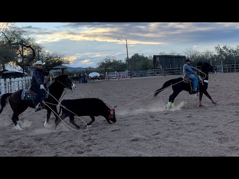 Night of Team Roping misses lol - YouTube