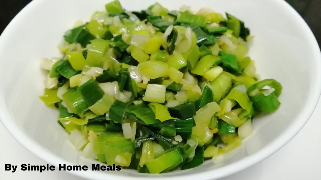 Try This Recipe! it only takes a few minutes to make this simple leek ...